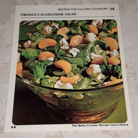 Other | The Betty Crocker Recipe Card Library Replacement Calorie ...
